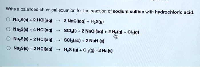 Chemical Reaction Of Hydrochloric Acid