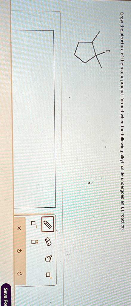 Draw the structure of the major product formed when the following alkyl ...
