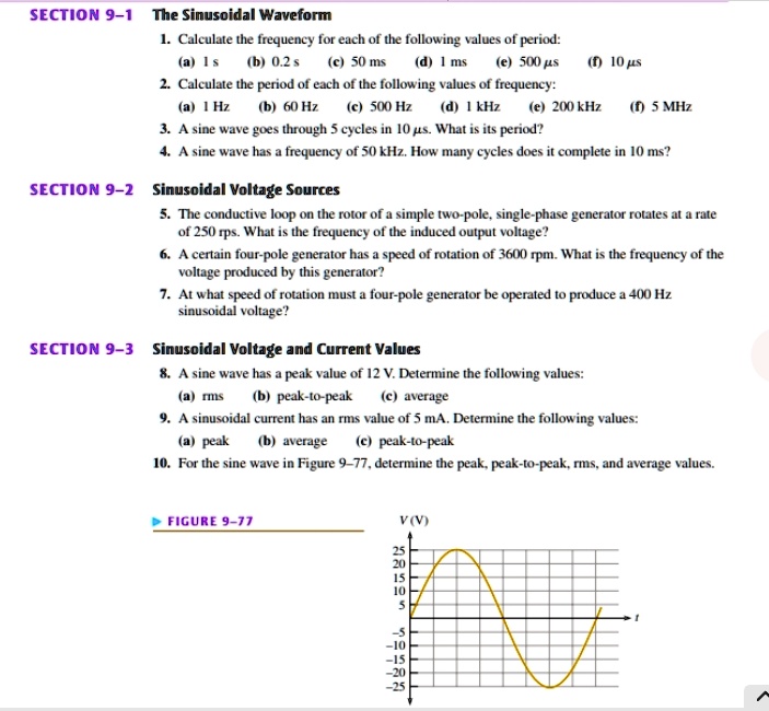 SOLVED: Please answer questions Section 9-1: Problems 2 and 4 Section 9-2: Problem 6 Section 9-3 ...