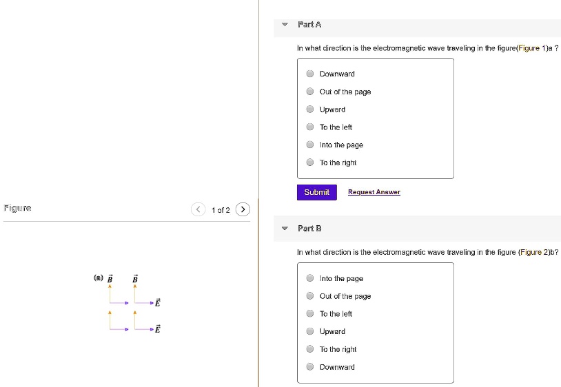 SOLVED: Pan: In what direction is the electromagnetic wave traveling? The figure (Figure IJa ...