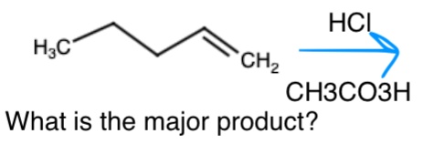SOLVED: HCI H;C CHz CH3CO3H What is the major product?