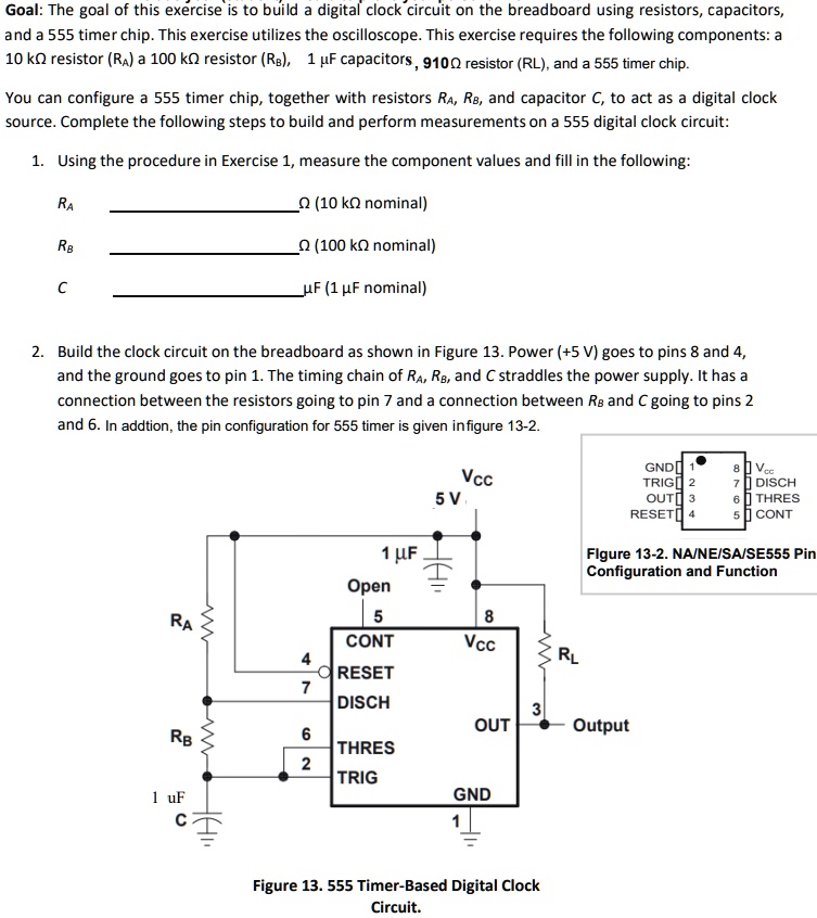 SOLVED: I need help building a "physical breadboard" that is shown in the figure below. Can you ...