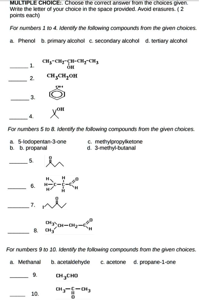multiple choice choose the correct answer from the choices given write ...