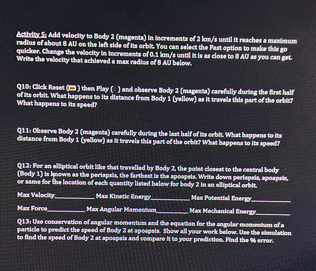 Phet lab my solar system worksheet activity 5r add velocity...