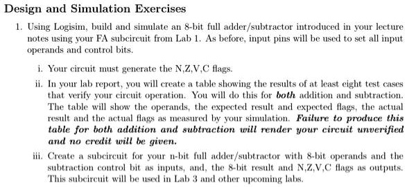 use logisim design and simulation exercises 1 using logisim build and ...