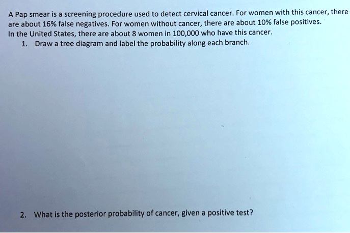 A Pap smear is a screening procedure used to detect cervical cancer ...