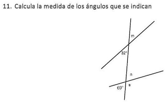 SOLVED: Calcula la medida de los angulos que se indican 11. Calcula la ... SOLVED: Calcula la medida de los angulos que se indican 11. Calcula la ...