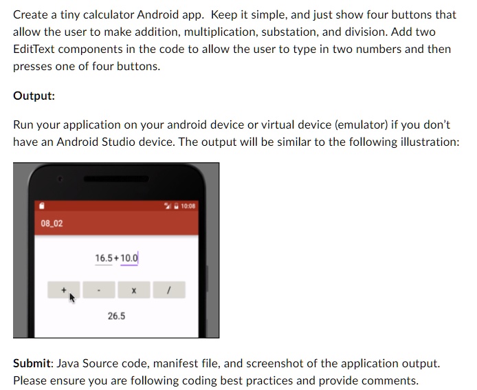 SOLVED: Run your application on your Android device or virtual device (emulator) if you don't ...