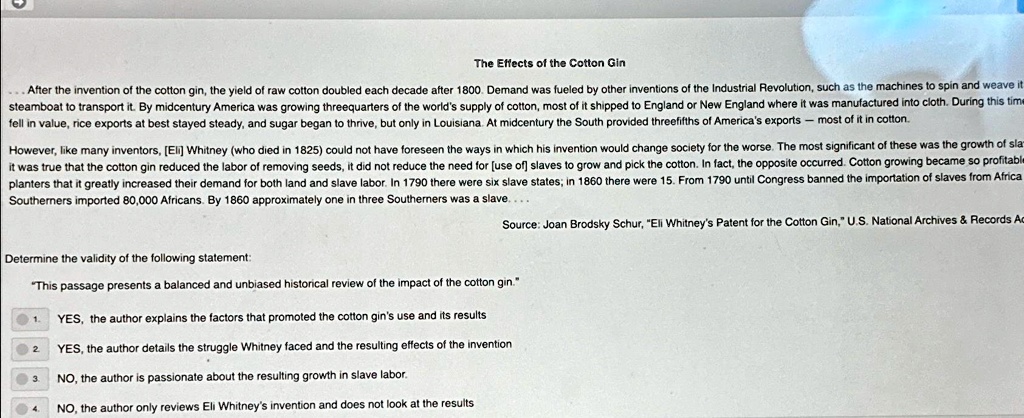the effects of the cotton gin after the invention of the cotton gin the ...