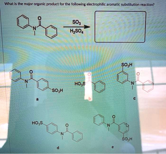 SOLVED: What is the major organic product for the following ...