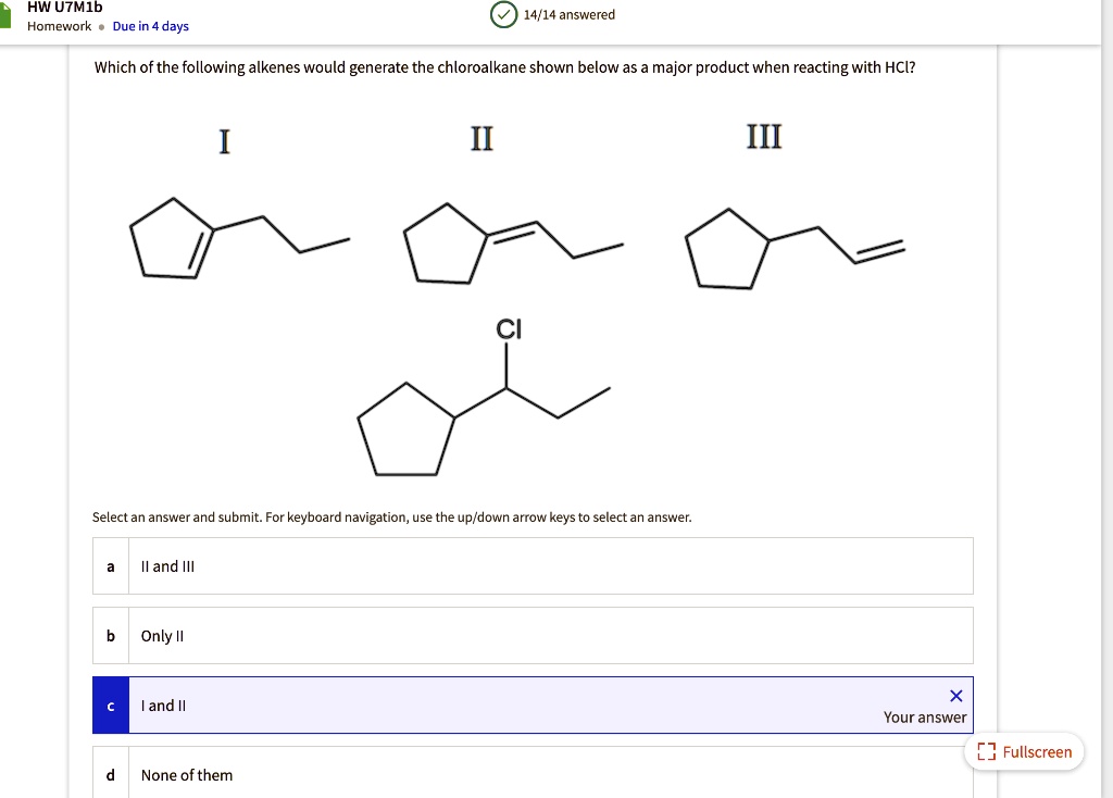SOLVED: HW U7Mlb Homework Due in days 14/14 answered Which of the ...