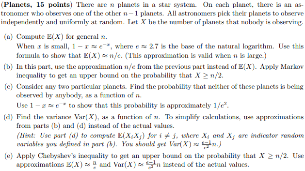 (Planets, 15 points) There are n planets in a star system. On each ...