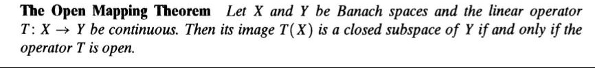 SOLVED: The Open Mapping Theorem Let X and Y be Banach spaces and the ...