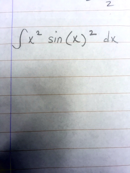 SOLVED: 2 2 X sin (x) Ax