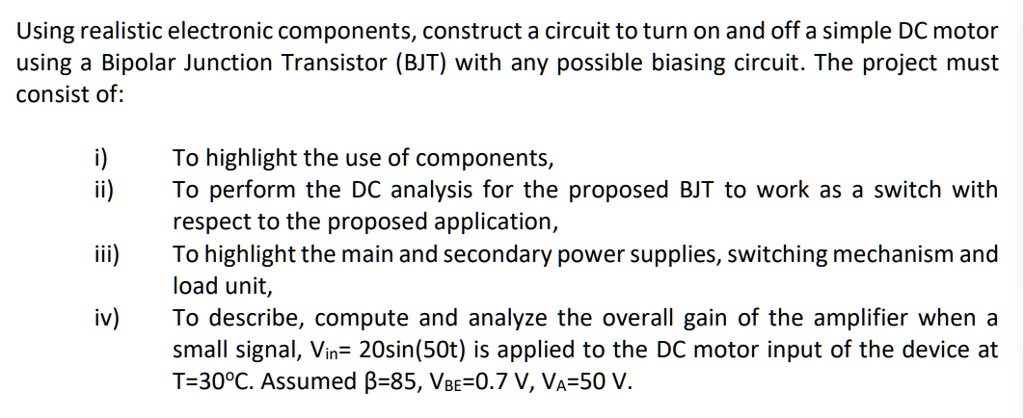 SOLVED:Using realistic electronic components, construct a circuit to ...