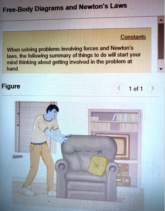 SOLVED: Free-Body Diagrams and Newton'Laws Constants When solving ...