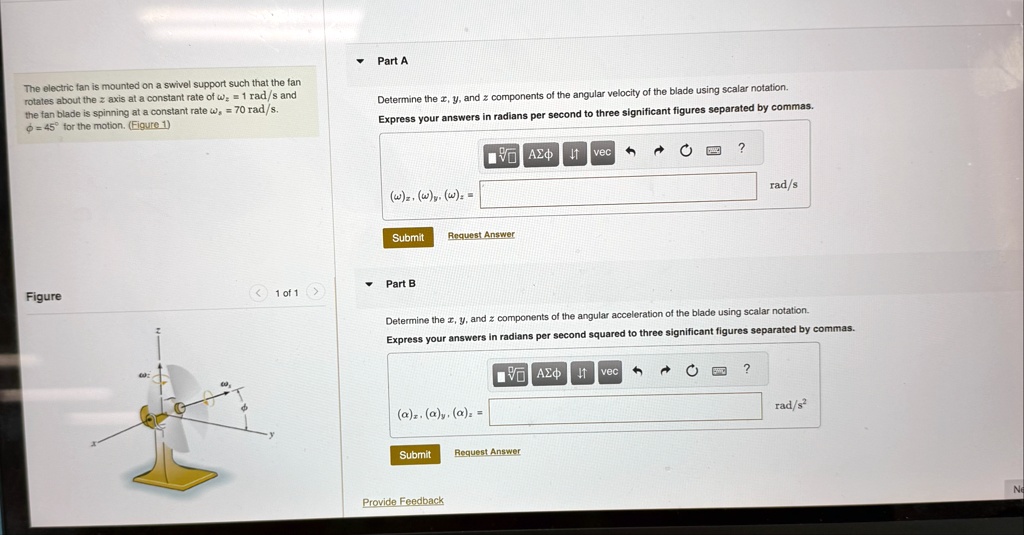 the electric fan is mounted on a swivel support such that the fan ...