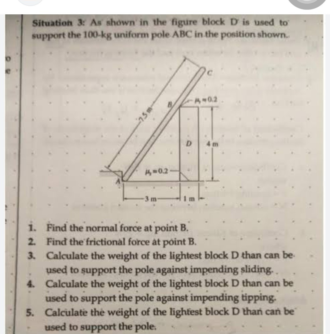 Situation 3: As shown in the figure block D is used to...