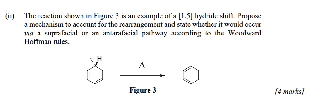 the reaction shown in figure 3 is an example of a 15 hydride shift ...