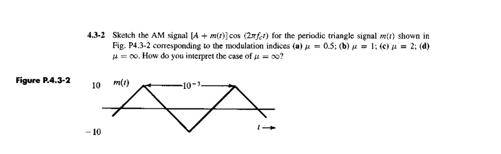 43 2 sketch the am signa a mrcos 2fer for the periodic triangle signal ...