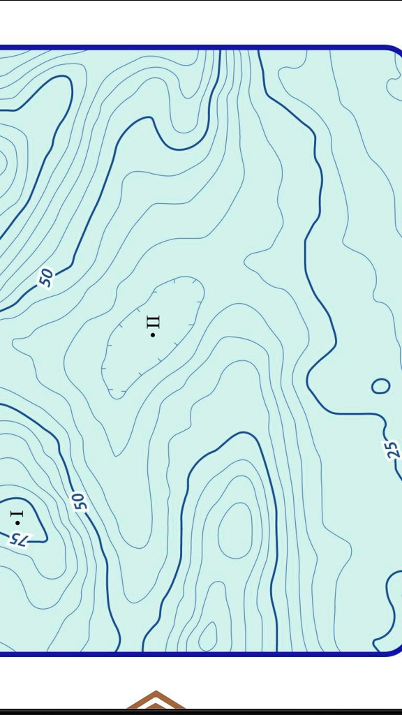 [GET ANSWER] please help me this topographical map has contour lines 5 ft of elevation height ...