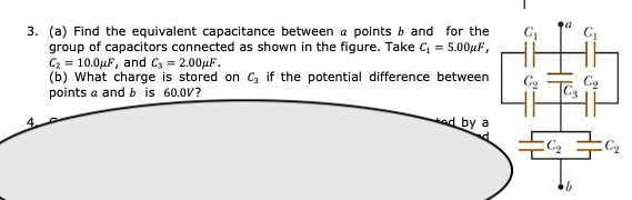 SOLVED: Find the equivalent capacitance between points A and B for the group of capacitors ...