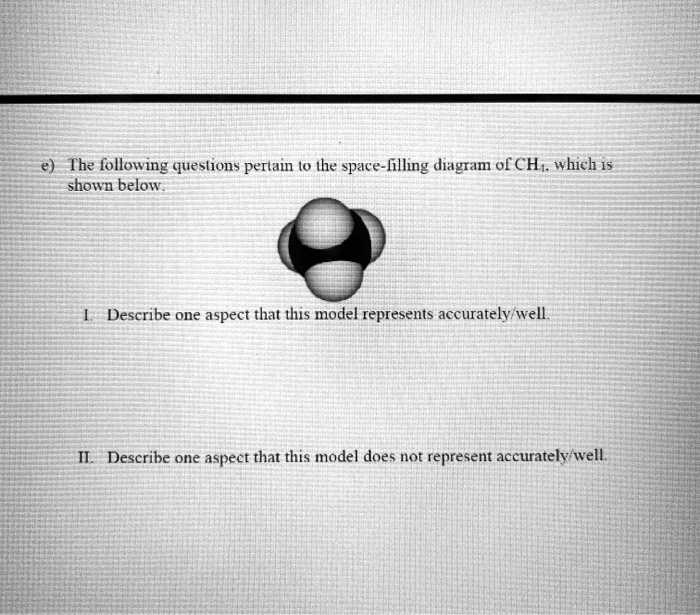 SOLVED: The following questions perlain lo Ihe space filling diagram of ...