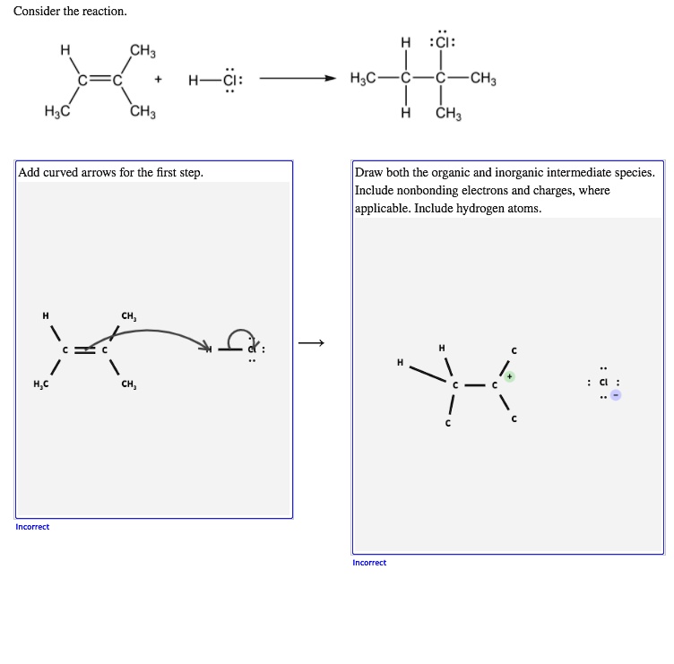 SOLVED: Consider the reaction CI: H-CI: HjC- CH; CH; Hc CH3 Add curved ... SOLVED: Consider the reaction CI: H-CI: HjC- CH; CH; Hc CH3 Add curved ...