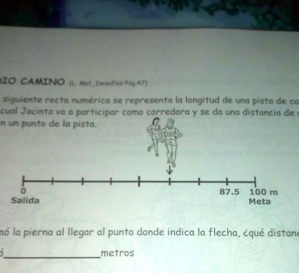 SOLVED: En la siguiente recta numérica se presenta la longitud de una ...