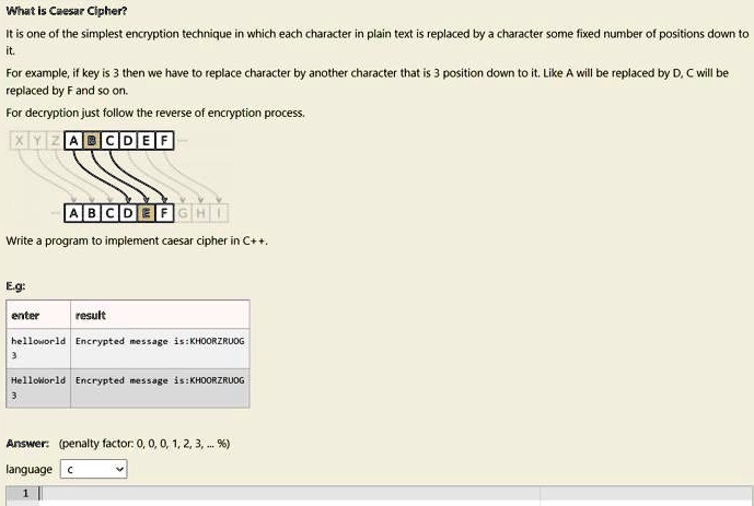 What is Caesar Cipher? It is one of the simplest encryption technique ...