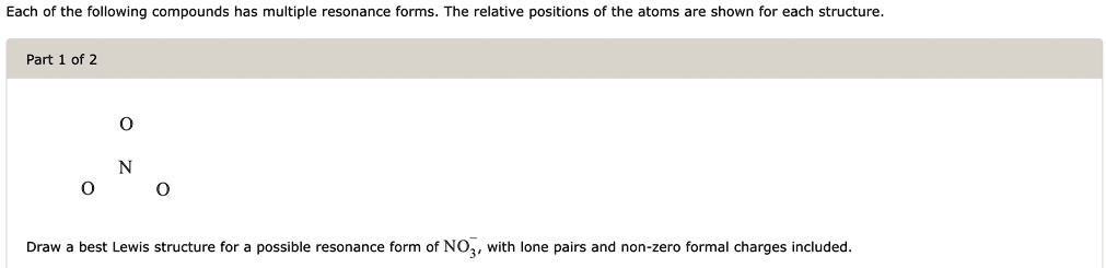 Each of the following compounds has multiple resonance forms. The ...