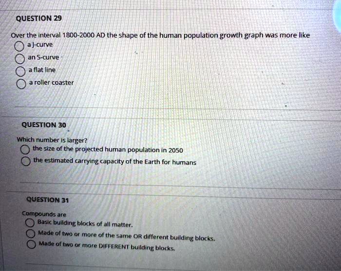 question 29 over the interval 800 2000 ad the shape of the human ...