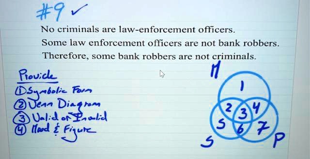 No criminals are law-enforcement officers. Some law enforcement ...