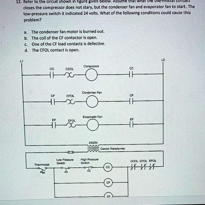 SOLVED: Refer to the circuit shown in the figure given below. Assume ...
