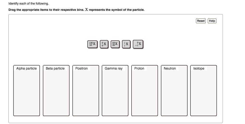 SOLVED: Identify each of the following: Drag the appropriate items to their respective bins. X ...