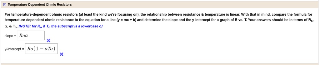temperature dependent ohmic resistors for temperature dependent ohmic resistors at least the ...