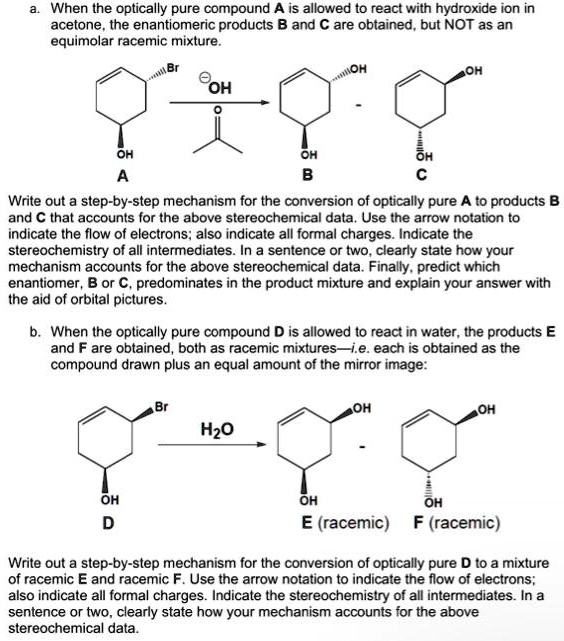 SOLVED: Write out a step-by-step mechanism for the conversion of ...