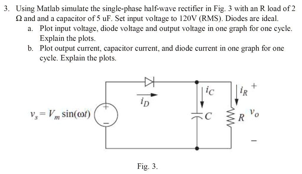 please explain the graphs in detail 3 using matlab simulate the single ...