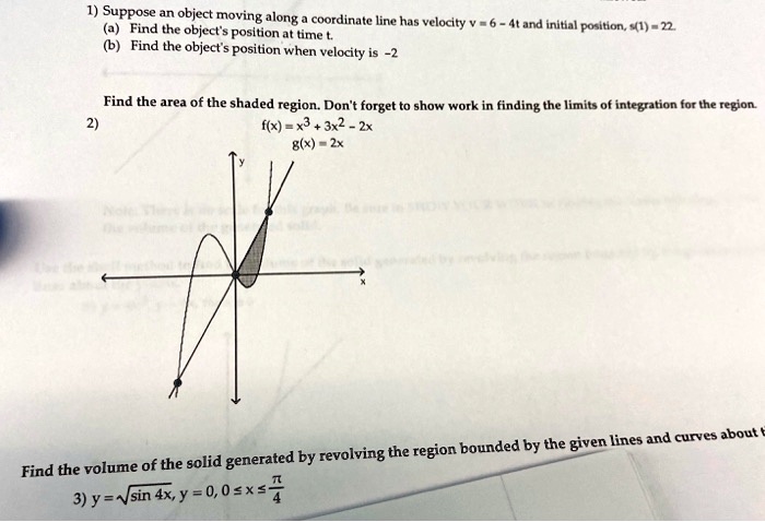 Solved Suppose An Object Moving Along Coordinates Find The Objects