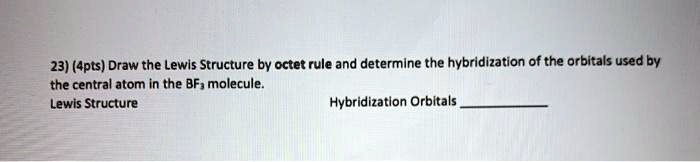 23 apts draw the lewls structure by octet rule and determlne...