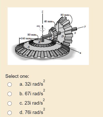SOLVED: Gears A and B are fixed, while gears C and D are free to rotate about the shaft S. If ...