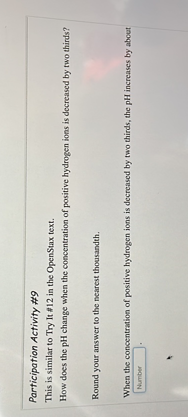 SOLVED: Participation Activity #9 This is similar to Try It 12 in the OpenStax text. How does ...