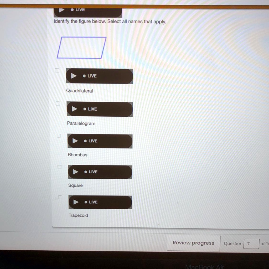 SOLVED: "Identify the figure below select two names that apply LIvE Identify the Sfigure ' below ...