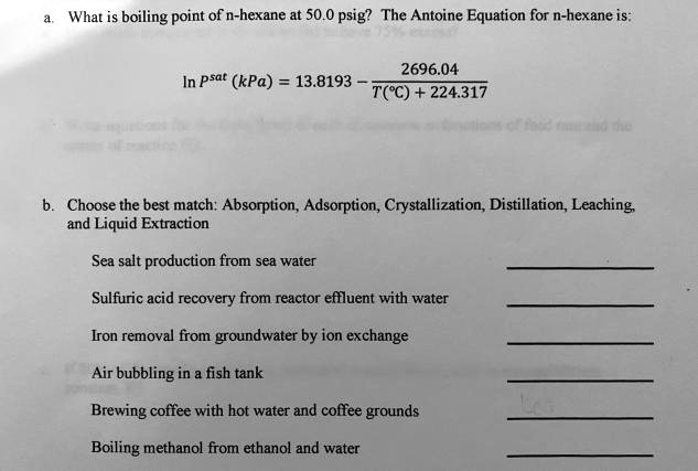 Hexane Boiling Point