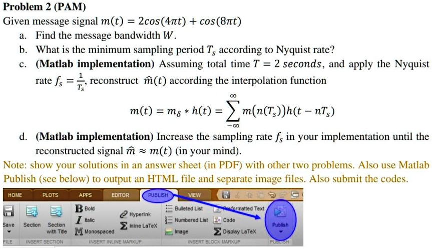 SOLVED: i need MATLAB simulation in one hour, please do it accurately ...