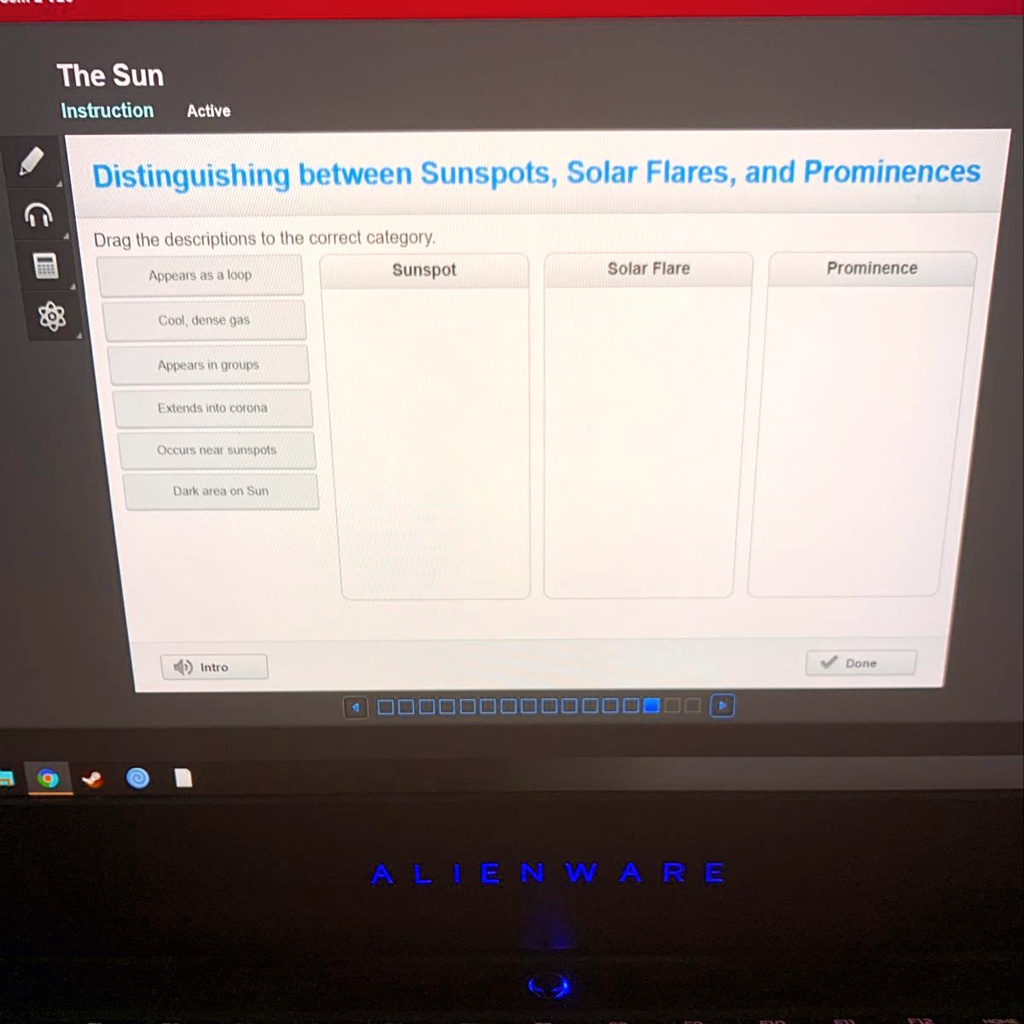 The Sun Instruction Active Distinguishing between Sunspots, Solar ...