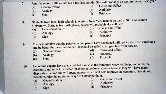 SOLVED: Jennifer scored 2200 on her SAT test last month. She will ...