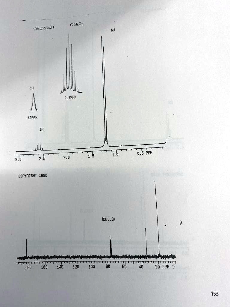 SOLVED: This packet contains 15 1H NMR spectra that correspond to the ...