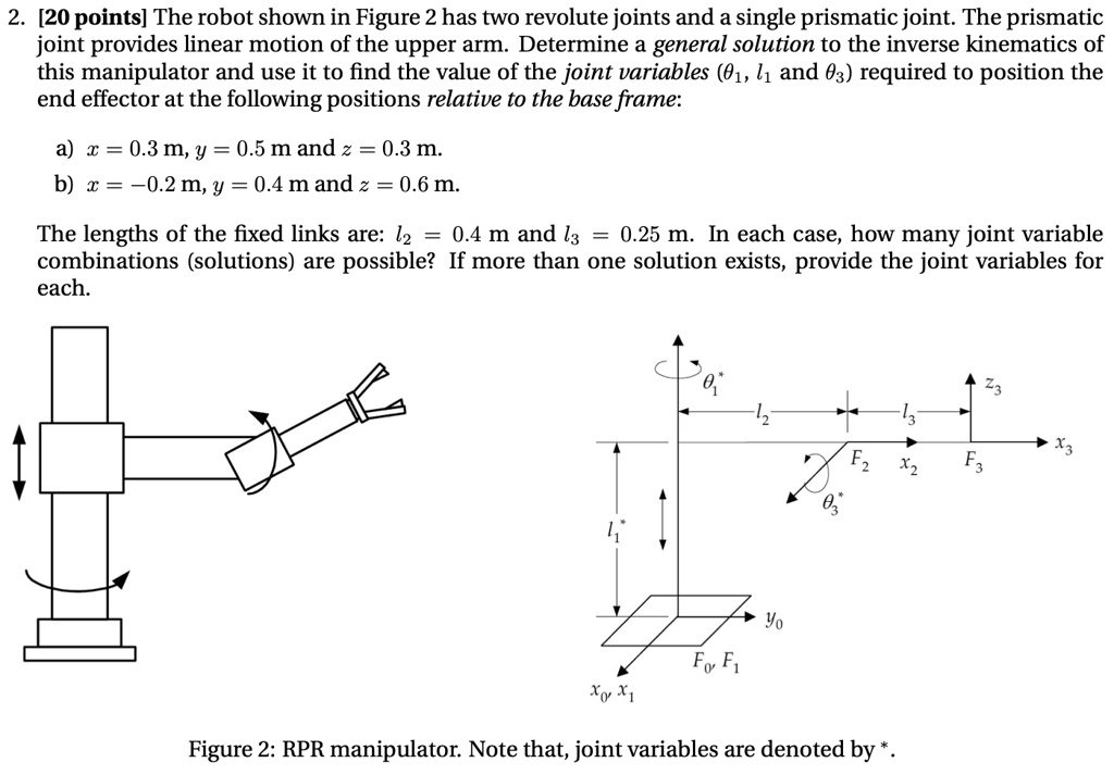 20 points the robot shown in figure 2 has two revolutejoints and a ...