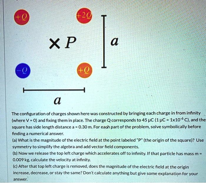 xp a the configuration of charges shown here was constructed by ...